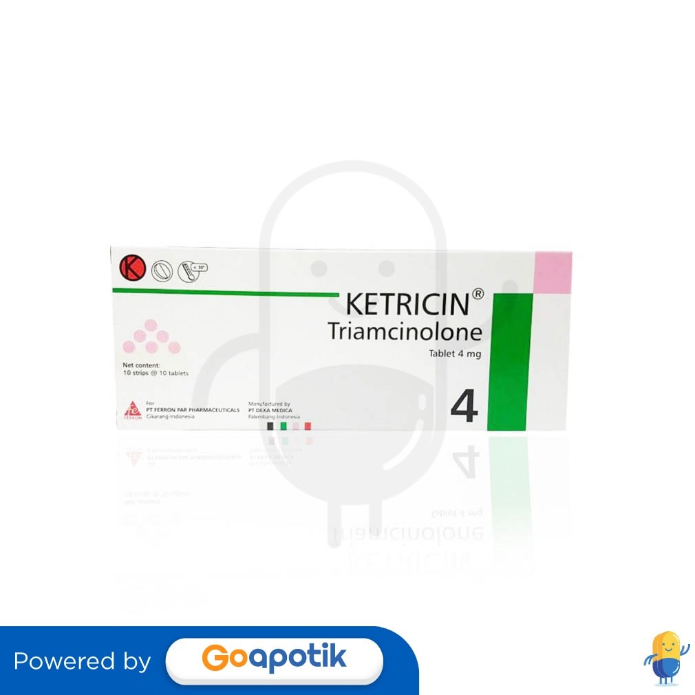 Jual Ketricin 4 Mg Box 100 Tablet | Shopee Indonesia
