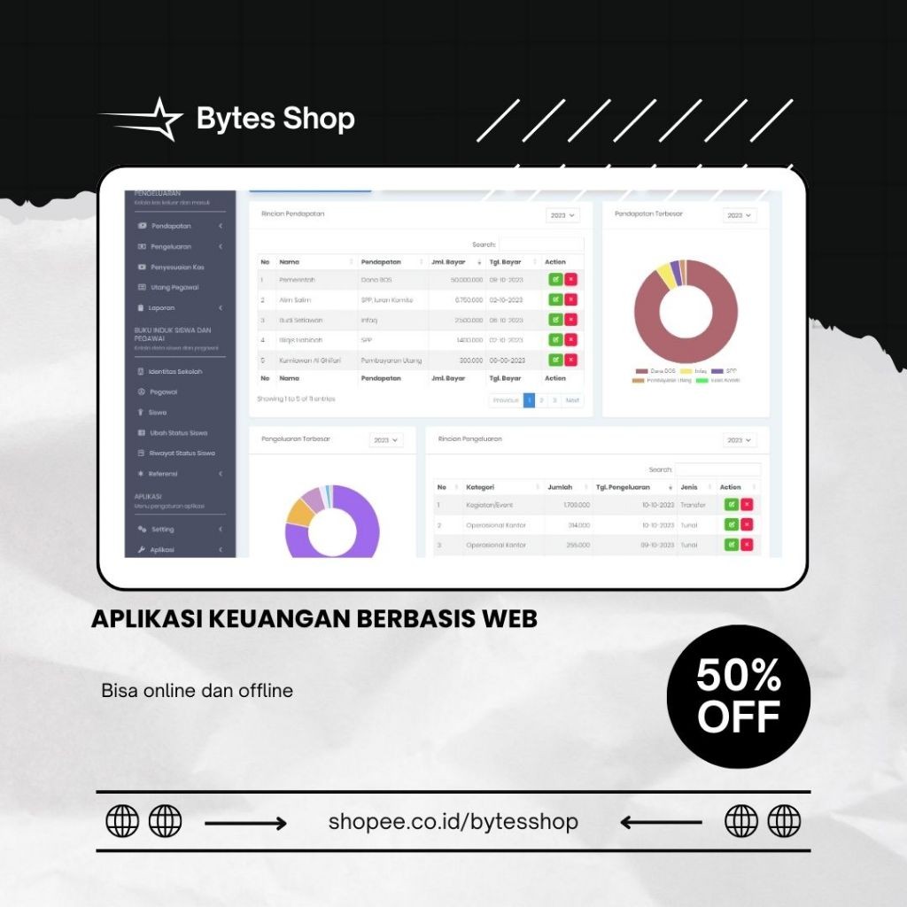 Jual Aplikasi Inventori- Stok barang-Kasir berbasis Web Bisa Online atau Offline | Shopee Indonesia