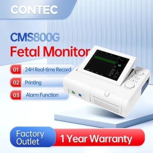 Jual CONTEC CMS800G Fetal Monitor Prenatal Heart FHR TOCO Fetal ...