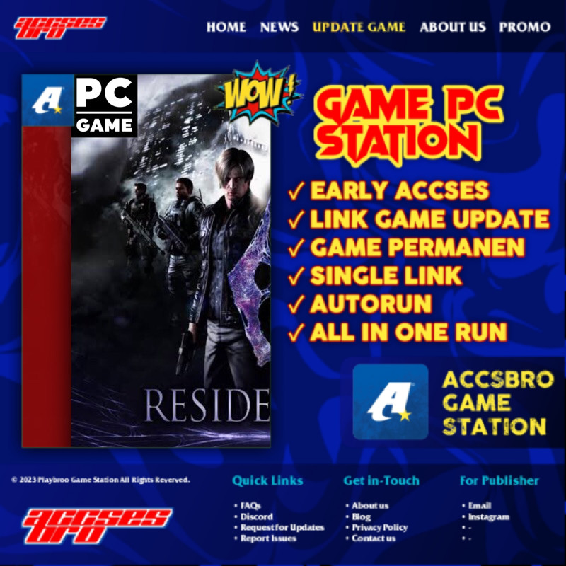 Jual Resident Evil 6 - Game PC/Laptop Autorun Installer | Shopee Indonesia