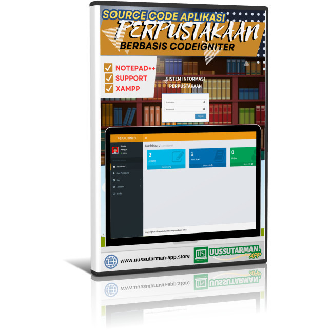 Jual Source Code Sistem Informasi Perpustakaan dengan CodeIgniter 3 | Shopee Indonesia