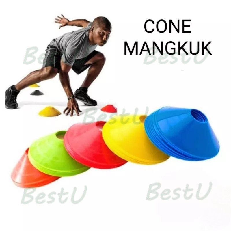 Jual 【Harga grosir】Cone Mangkuk bola kaki futsal training Latihan/Cone ...