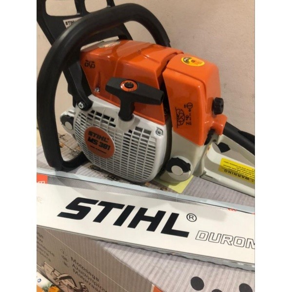 Jual PROMO HARI RAYA MESIN POTONG KAYU SENSO STIHL type Ms 381 bar 25inch !! LENGKAP ...
