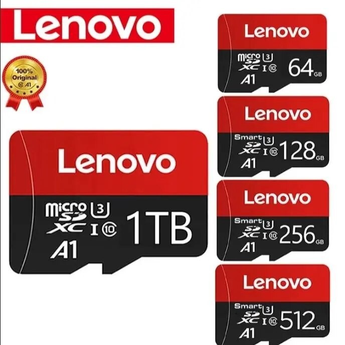 Jual Original Lenovo SD 1TB Micro TF Mini SD Card 256GB 512GB 128gb ...