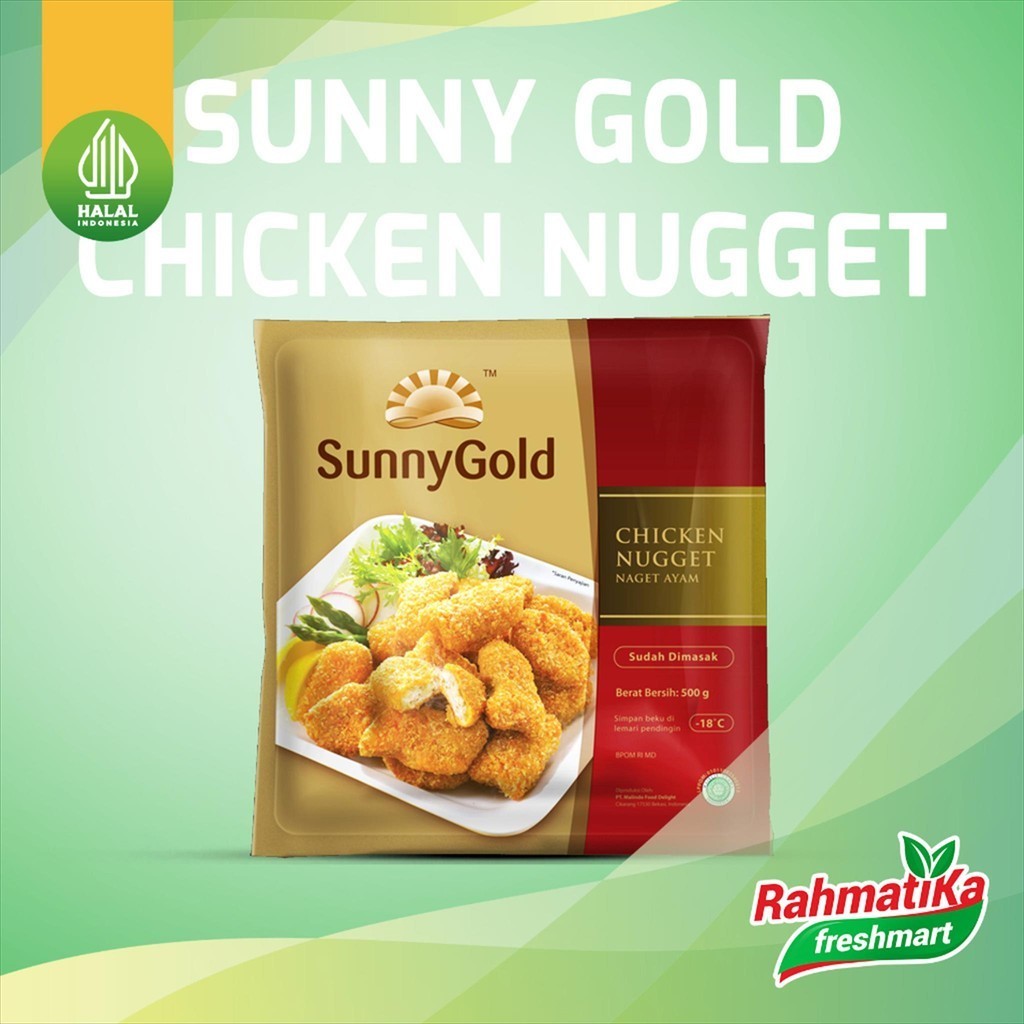 Jual Sunny Gold Chicken Nugget / Naget Daging Ayam 500 gr | Shopee ...