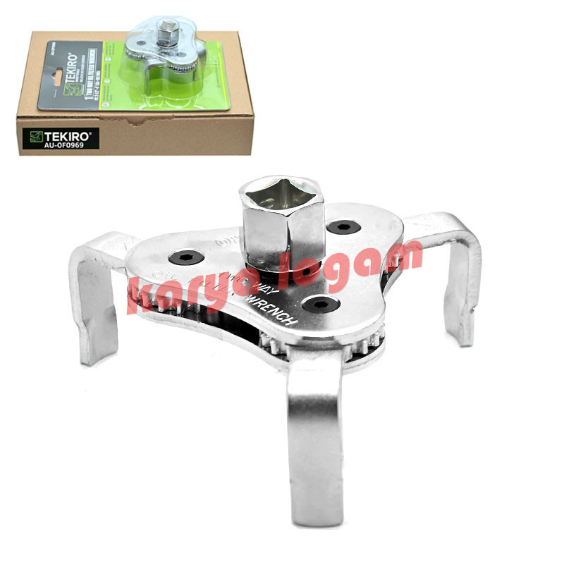 Jual Tekiro Kunci Pembuka Filter Oli Mobil 3 Kaki / Oil Filter Removing ...