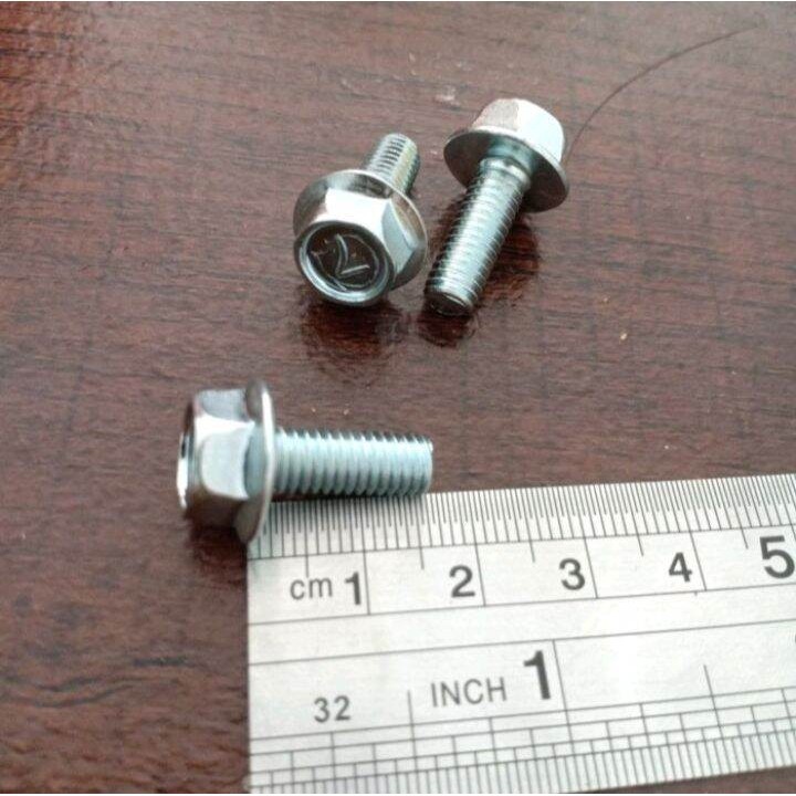 Jual baut topi 10 6x15 flange bolt | Shopee Indonesia