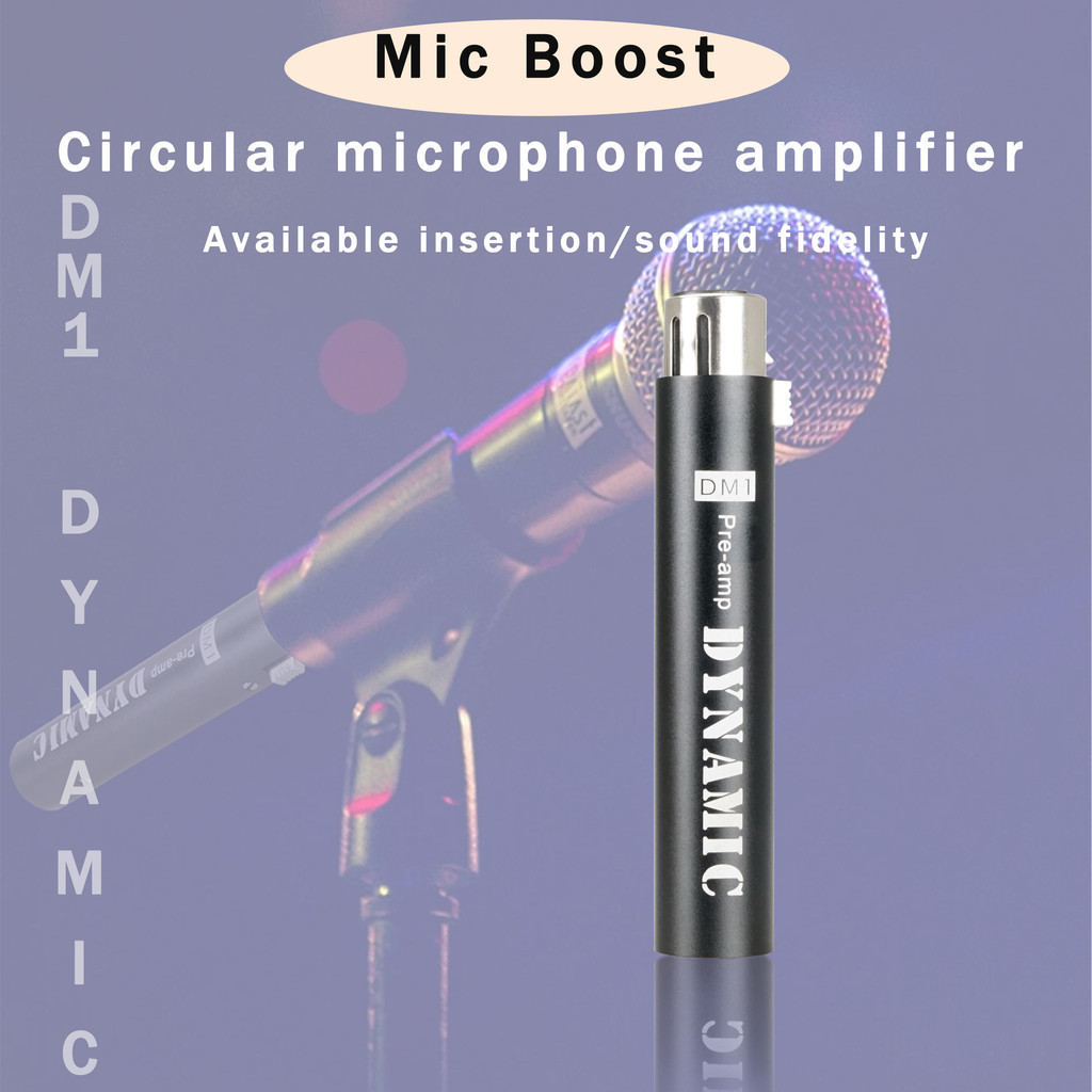 Jual 48V Mikrofon microphone Amplifier +28db kabel motor penguat motor ...