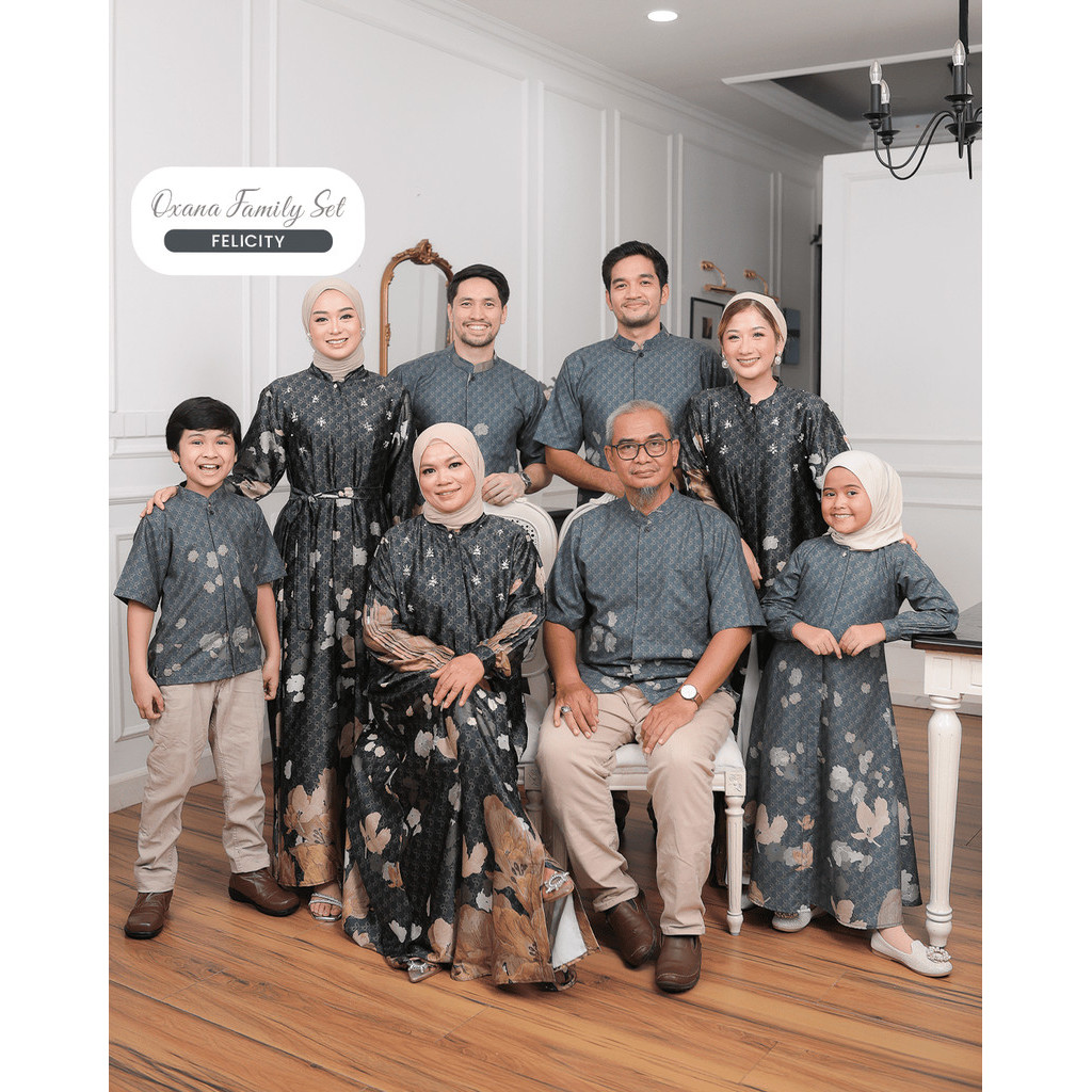 Jual Gamaleea - Oxana Family Set Felicity / Seragam Keluarga Pernikahan ...