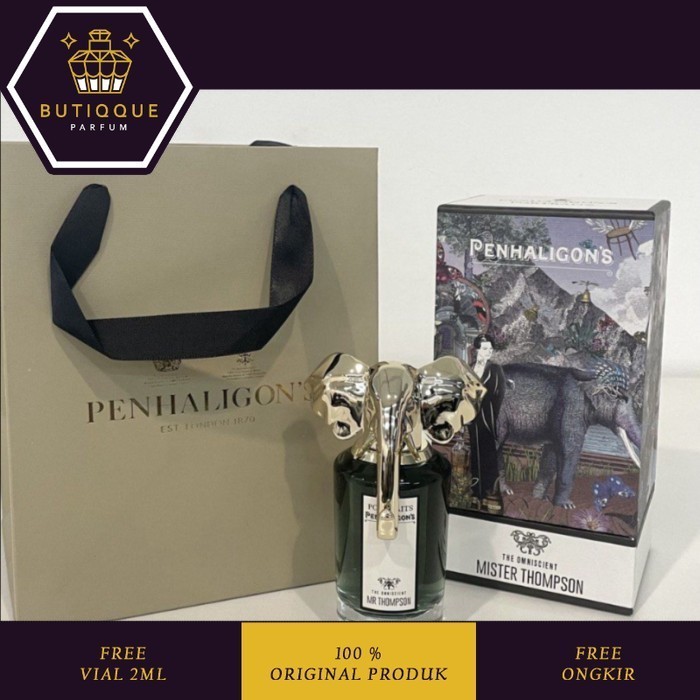 Jual Penhaligon's Mr Thompson EDP 100Ml Box Segel + Batchcode | Shopee ...