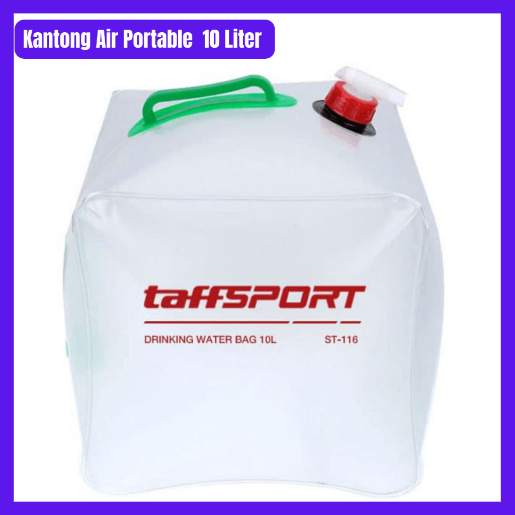 Jual BOTOL AIR Kantong Air Portable Camping Water Storage Tank 10 Liter ...