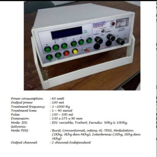 Jual ALAT KESEHATAN / FISIOTERAPI OTOT / Tens Elektroterapi FIS-EL 2021 ...