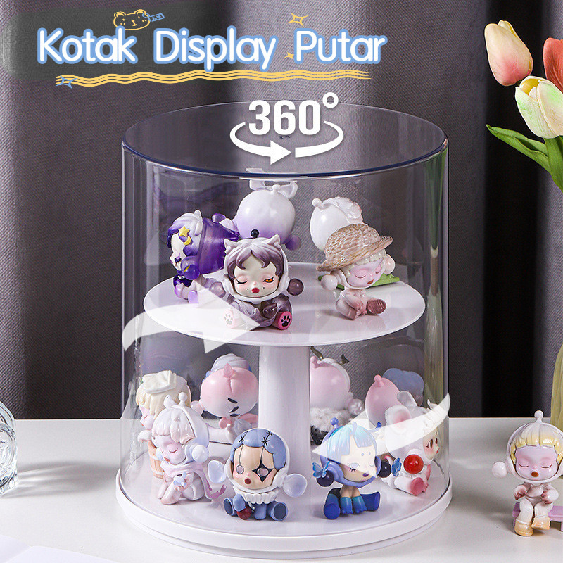 Jual 360°Display Storage Transparent Boxes / Kotak Display Putar ...