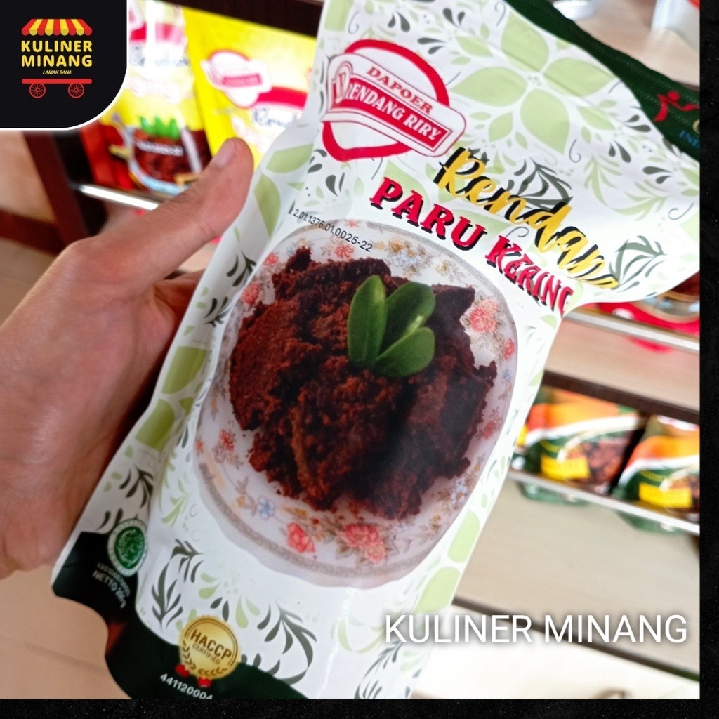 Jual Kuliner Minang (NEW) RENDANG PARU KERING Riry 250g Oleh Oleh ...