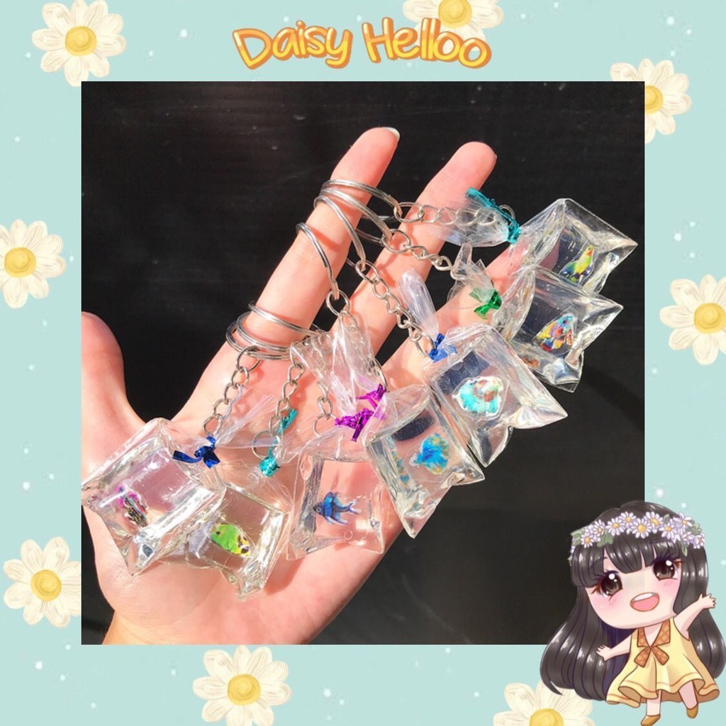 Jual PART 1 Gantungan Kunci Ikan Hias Plastik Ganci Fish Aesthetic ...