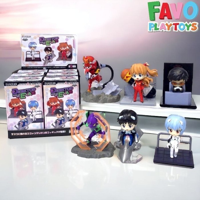 Jual RE-MENT DesQ Desktop EVA - Rebuild of Evangelion Series - FULL SET ...