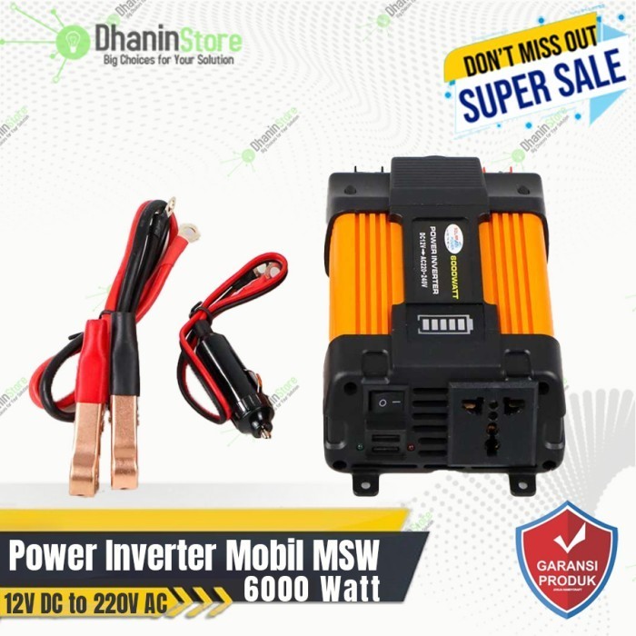 Jual Car Power Inverter Mobil Digital Transformer Usb Charger Laptop DC ...