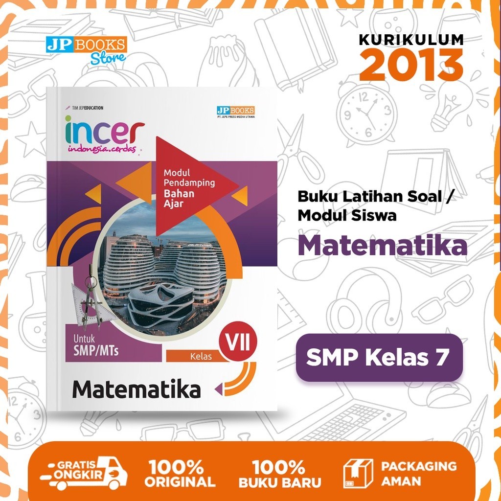 Jual JP Books – Buku Siswa Sekolah Modul Latihan Soal Incer Matematika Smp Kelas 7 - Kurikulum ...
