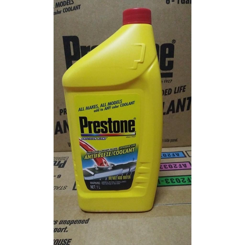 Jual Air Radiator Coolant Anti Freeze Prestone 33% Merah Pink 1 Liter ...