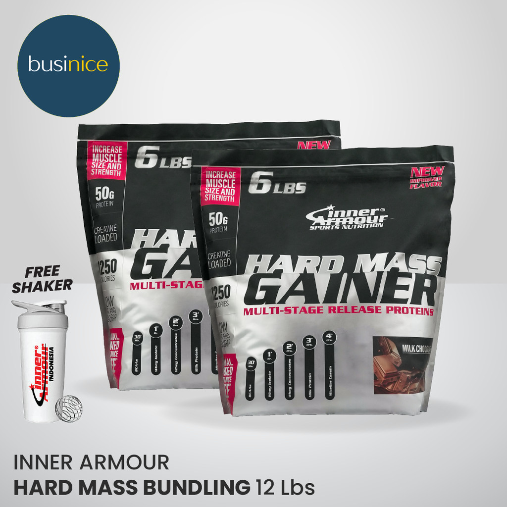 Jual Inner Armour Hard Mass Gainer Twin Pack 12 Lbs Bundling | Shopee ...