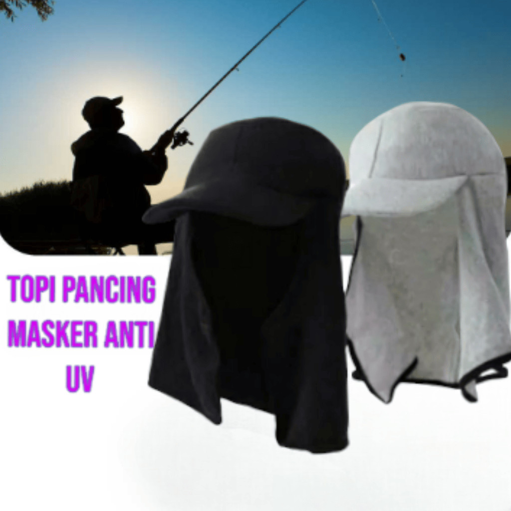 Jual COD- Topi pancing- topi jepang - topi masker - Topi gunung Anti UV ...