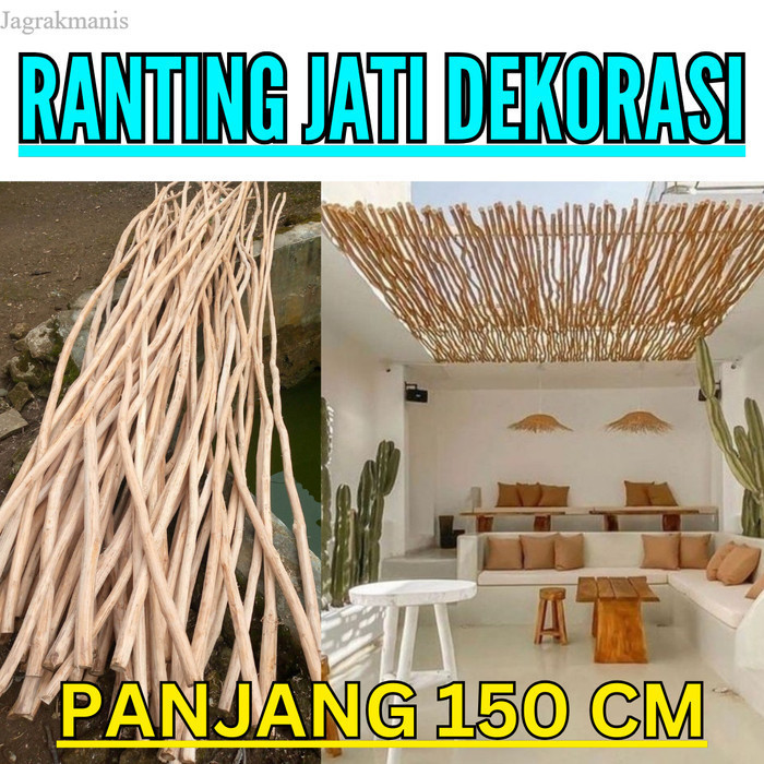 Jual kayu ranting jati Bahan Atap Dekoratif nuansa abstrak murah ...