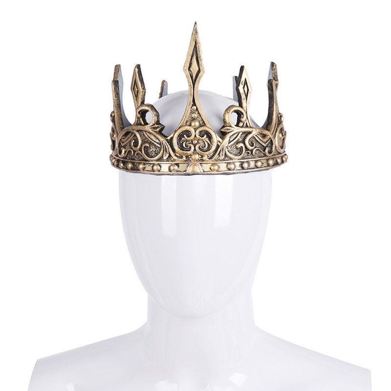 Jual Crown King For Men Crowns Halloween Costume Kings Partymedieval ...