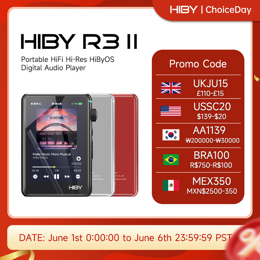 Jual HiBy R3 II / R3 Gen 2 Bluetooth WiFi Music Player MP3 HiFi Audio ...