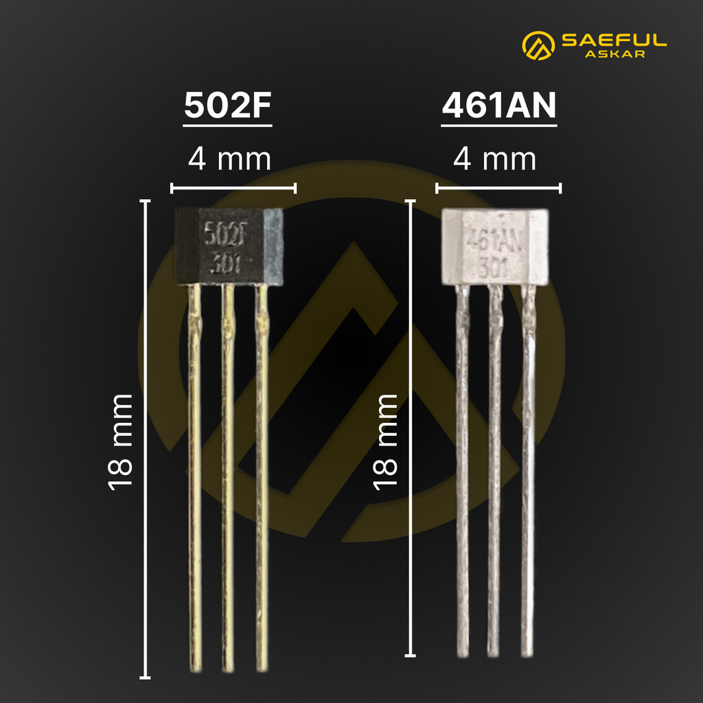 Jual 461AN 502F Transistor Hall sensor Dinamo BLDC Transistor BLDC 60 ...