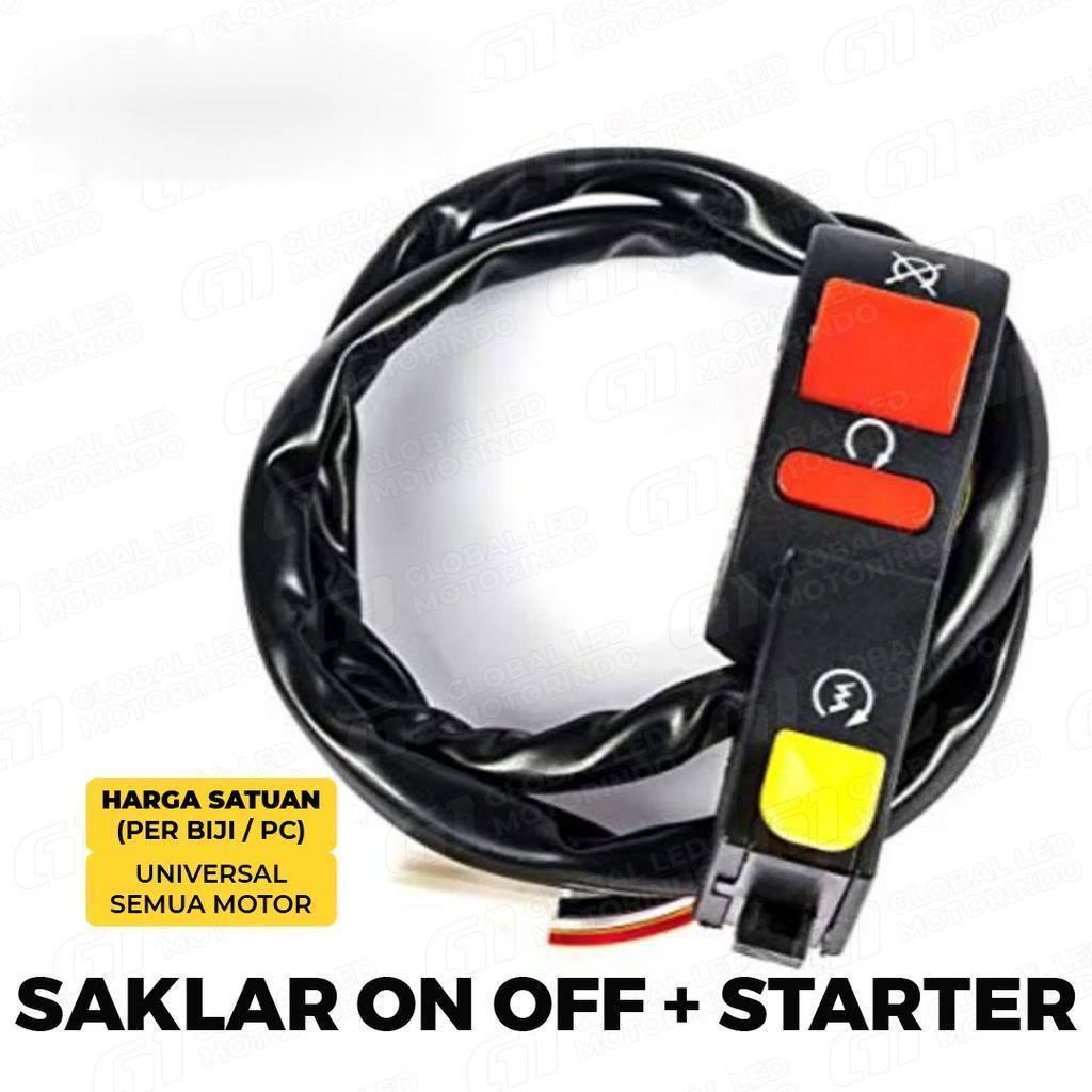 Jual Saklar On/Off/ Switch On Off Lampu Motor + Starter motor | Shopee ...