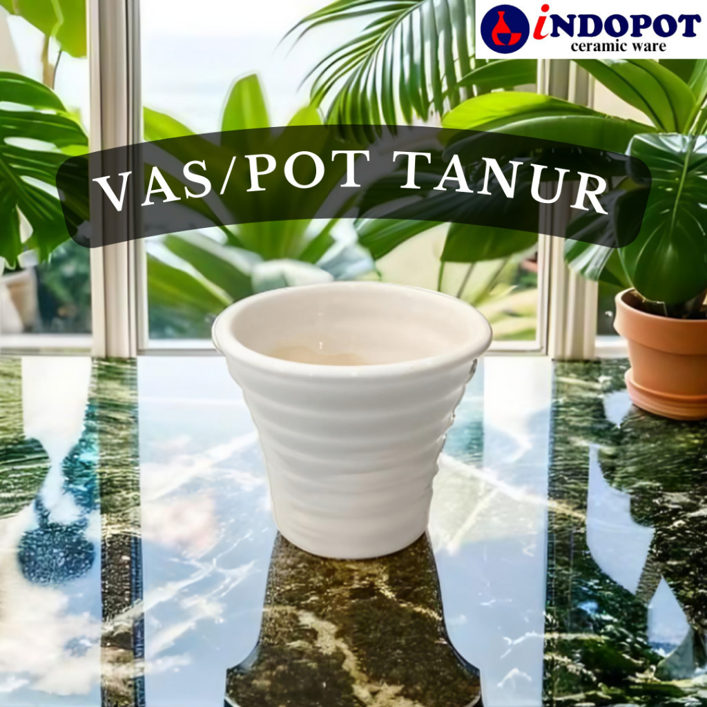 Jual Vas Pot Keramik Termurah Model Tanur bisa untuk dekorasi rumah ...