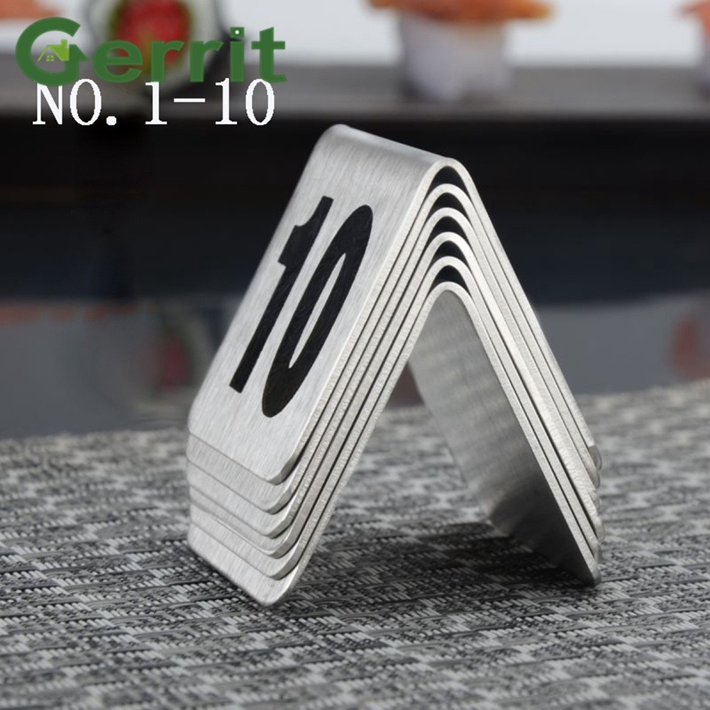 Jual Nomor 1-30 Signage Dining Plate Restaurant Cafe Bar Table Marking ...