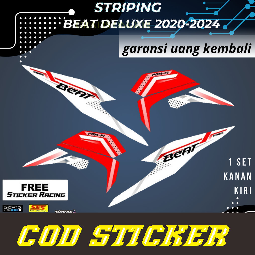 Jual STRIPING STICKER DECAL BEAT NEW DELUXE 2020 2021 2022 2023 ...