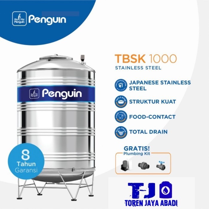 Jual PROMO FLASH SALE Tandon / Toren / Tangki Air Stainless Penguin ...