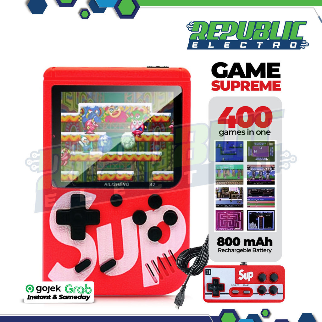 Jual Gamebox merk Supreme isi 400 game Console Gameboy Gamebot Gimbot | Shopee Indonesia