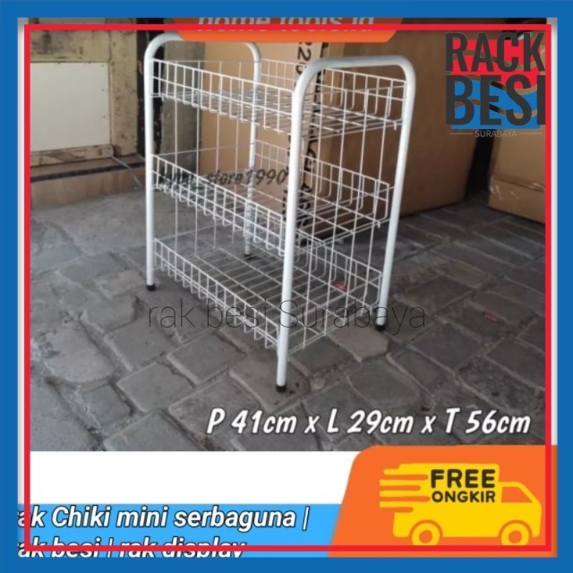 Jual Rak chiki serbaguna mini s-3/rak toko/rak display/keranjang jajan ...