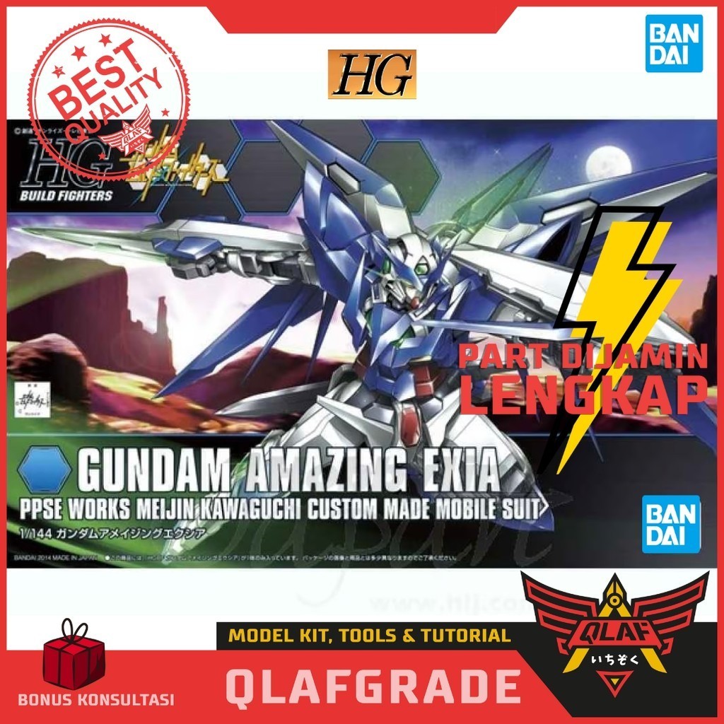 Jual HG AMAZING EXIA - HGBF GUNDAM AMAING EXIA 1/144 - Bandai model kit ...