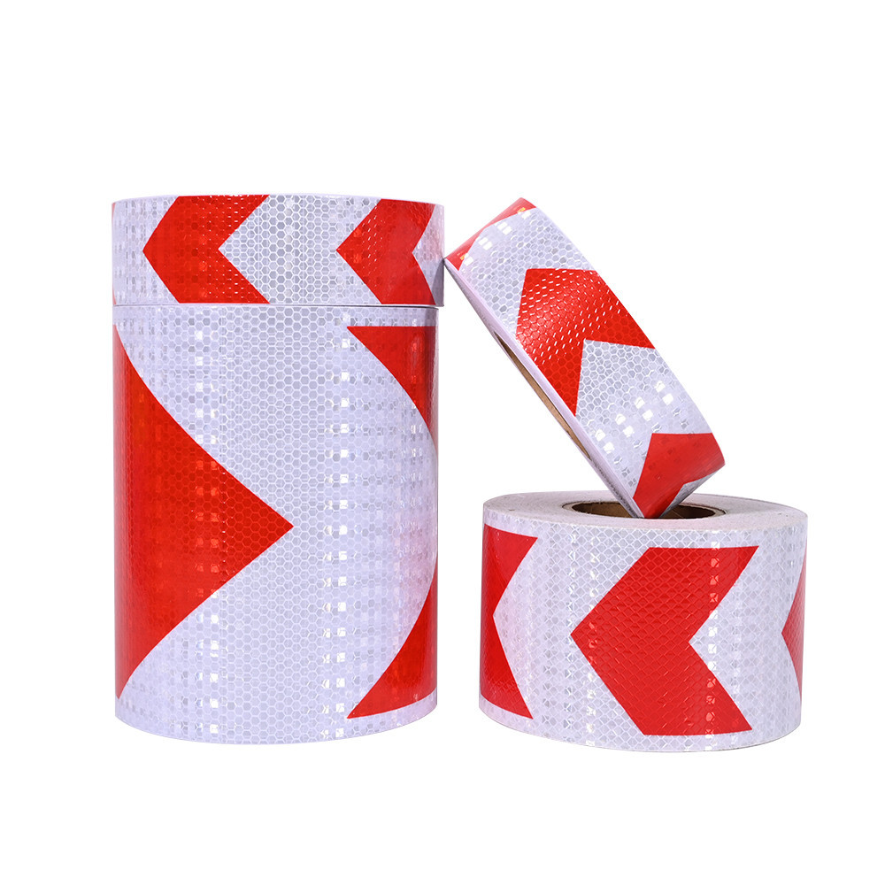 Jual High Light 10cm/4inch Width Reflective Material Red White Yellow ...