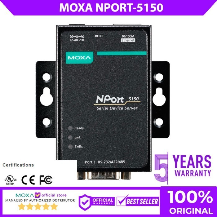 Jual Moxa Nport 5150/5150A edisi terbatas - Nport 5150 | Shopee Indonesia
