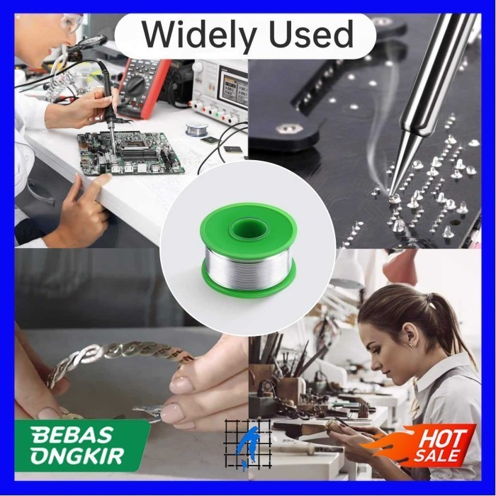 Jual Kawat Timah Solder Flux-Cored Tin Wire Sn63Pb37 50g - 10 mm ...