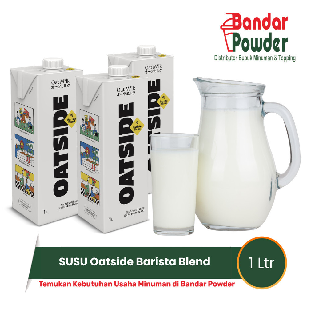 Jual Oatside Milk Barista Blend 1 Ltr - Susu Oat Milk - Distributor Susu | Shopee Indonesia