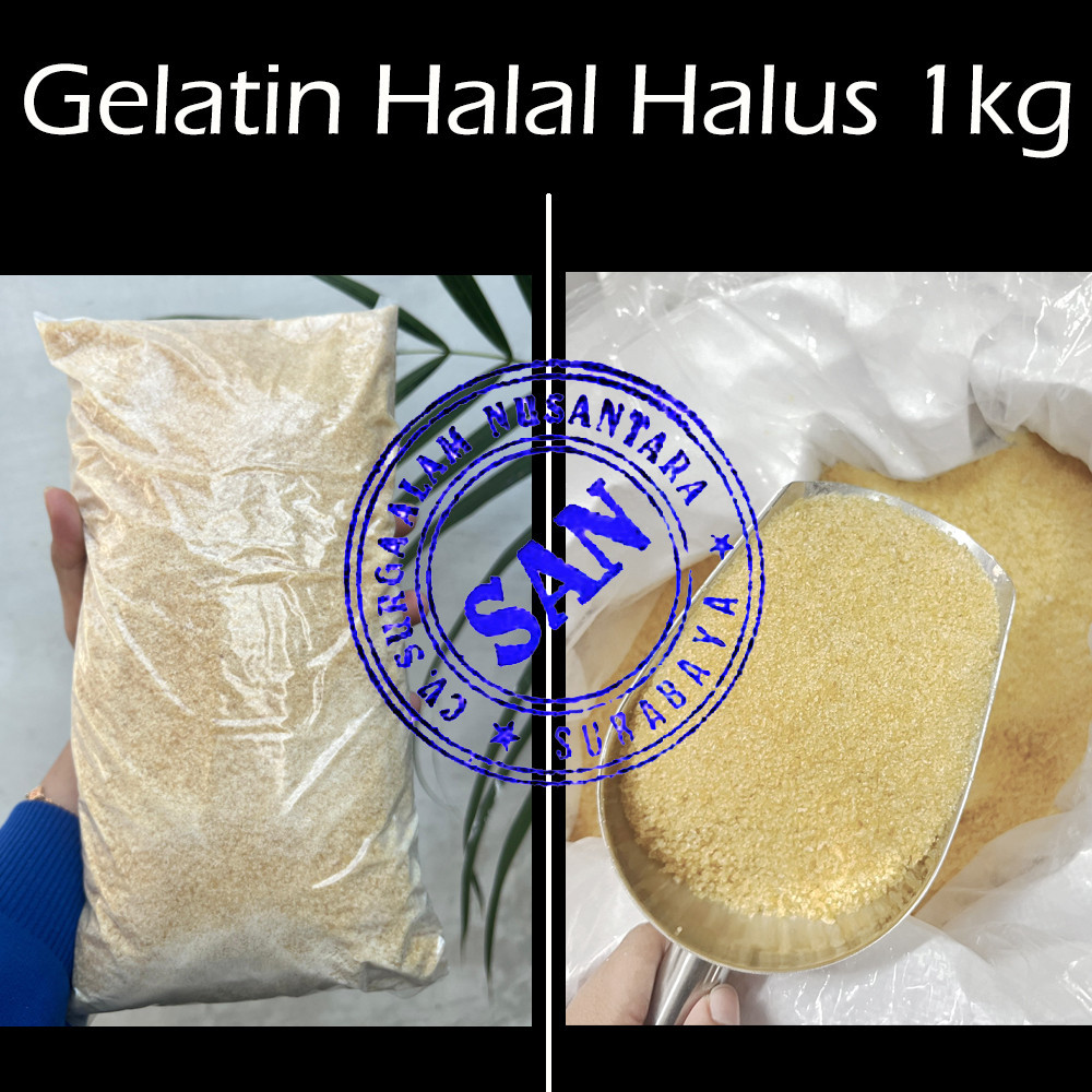 Jual Gelatin Sapi Halal 1kg | Shopee Indonesia