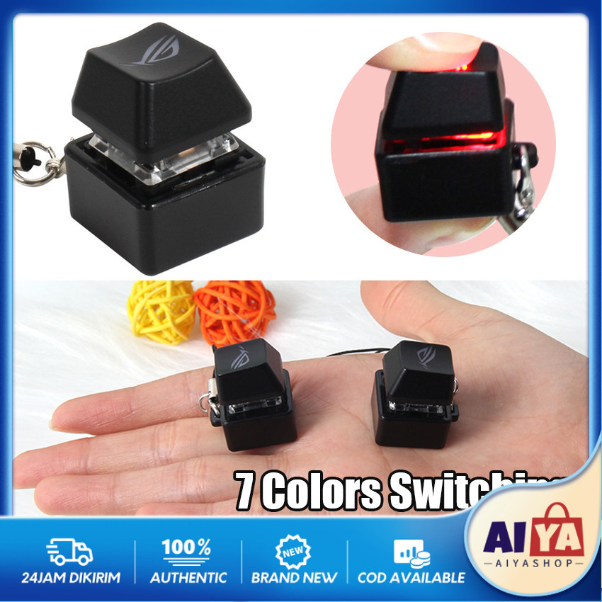 Jual Gantungan Kunci Keyboard Mekanikal Mechanical Switch Keychain LED ...