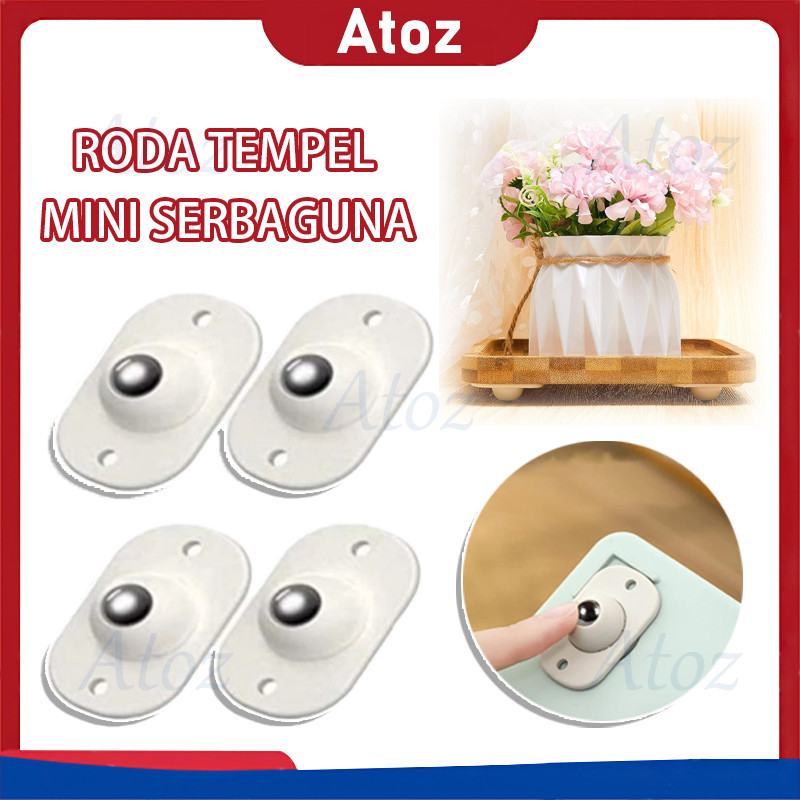 Jual RODA TEMPEL MINI SERBAGUNA / RODA TROLI 360 STAINLESS UNIVERSAL ...