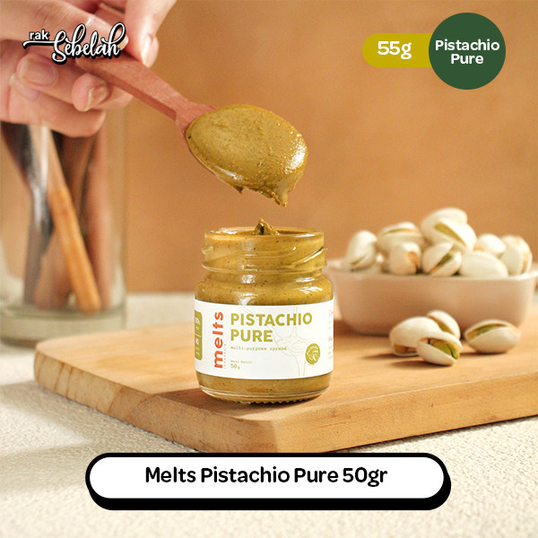 Jual Melts Pistachio Pure 50gr - Selai Kacang Pland Based | Vegan ...