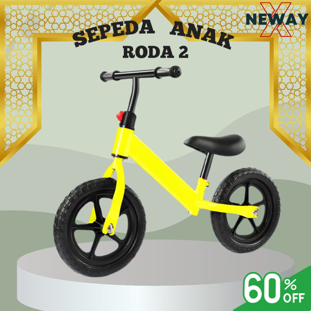 Jual xc43wq Sepeda Anak Roda Dua Balance Bike Roda 2 Mainan ...