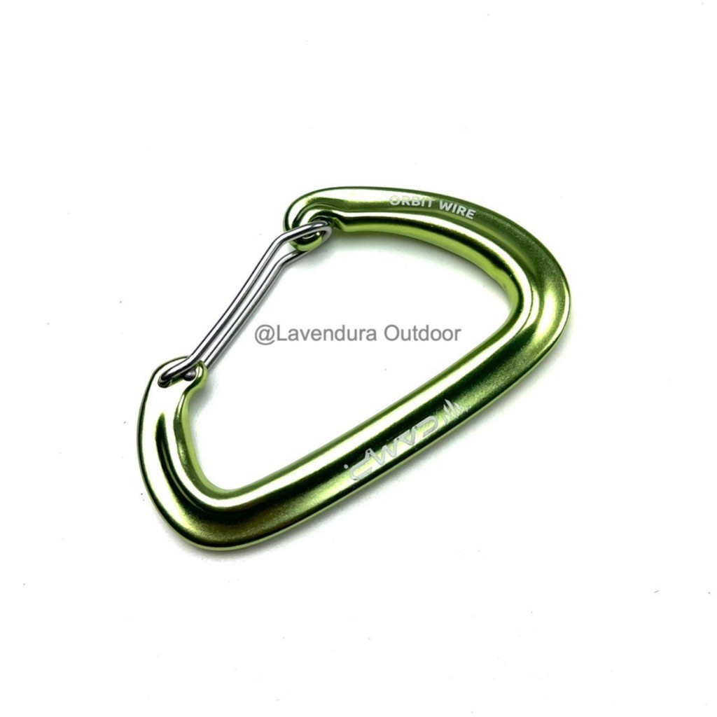 Jual CAMP Orbit Carabiner Wire Gate Italy delta alumunium alloy flying ...