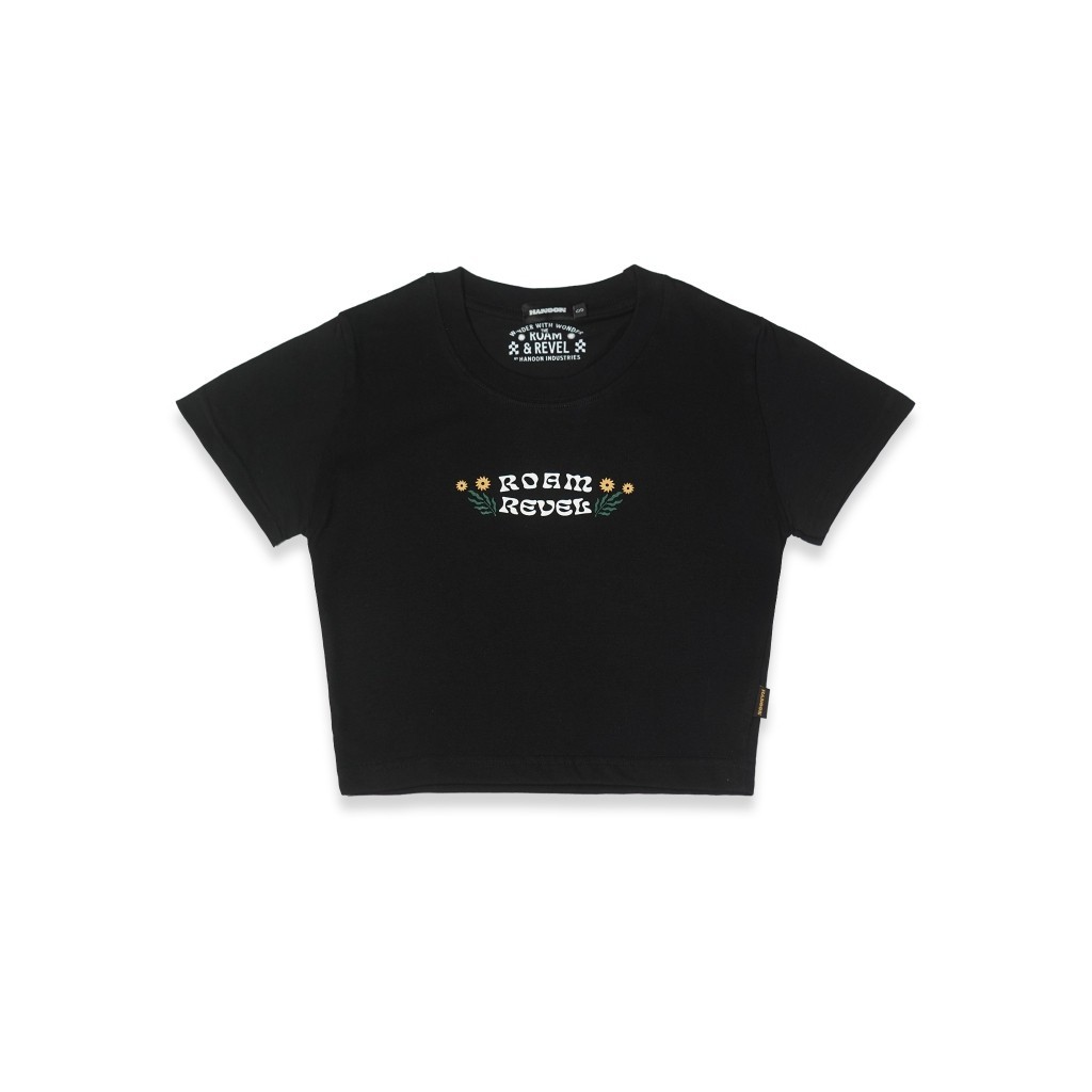 Jual Hanoon Industries – Crop Top Baby Tee Baju Kaos Wanita Slim Fit ...