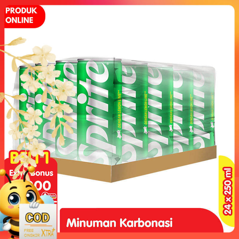 Jual Sprite Original Minuman Soda Lemon Jeruk Nipis Kaleng - Karton 24 ...