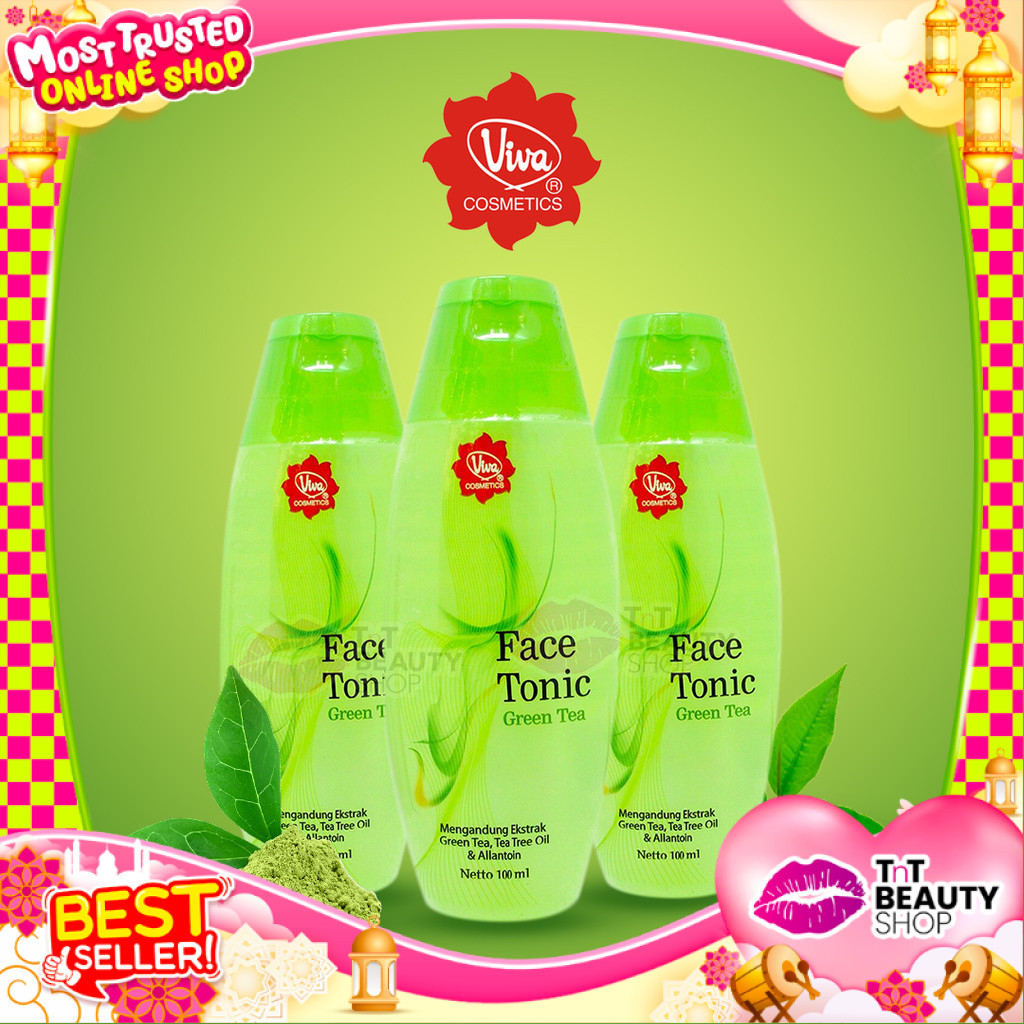 Jual Viva Face Tonic Green Tea 100 ml | TnT Beauty Shop | Shopee Indonesia